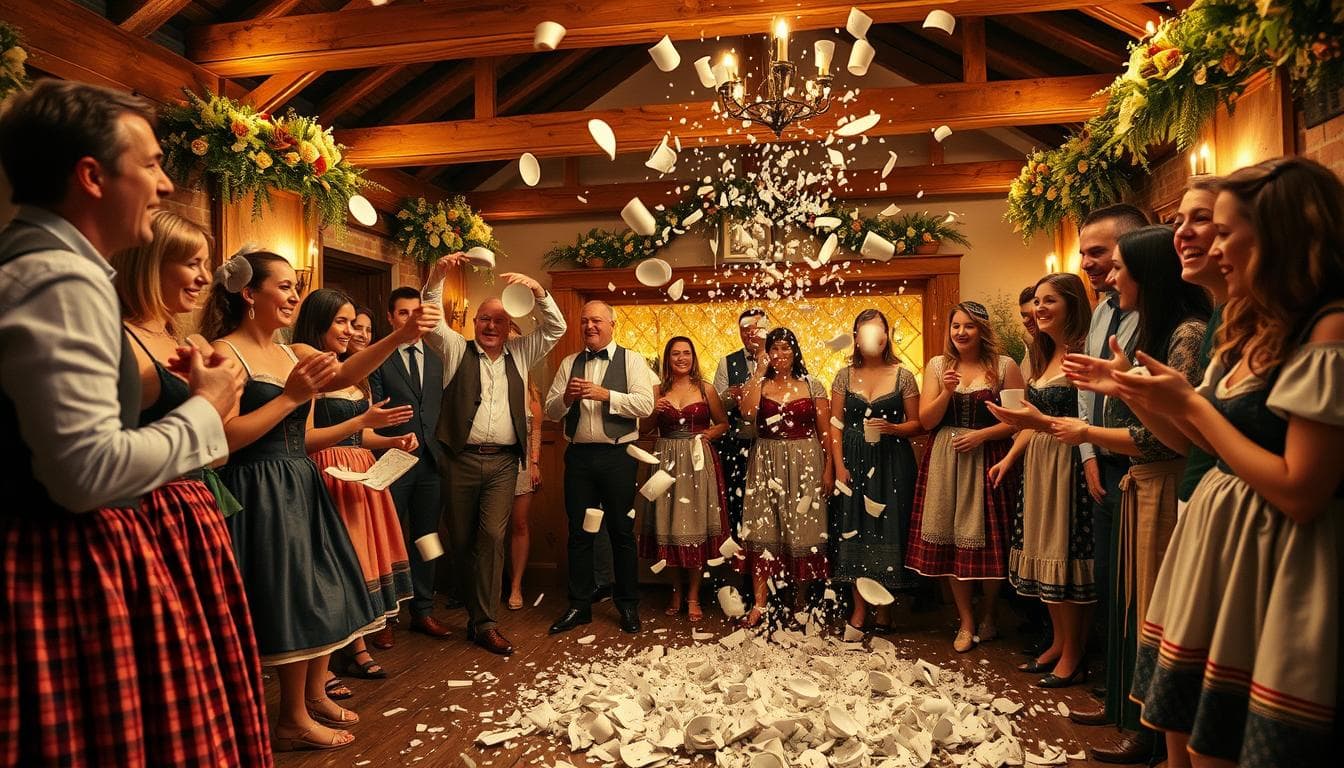 Wie läuft ein Polterabend ab - Traditionen & Ablauf